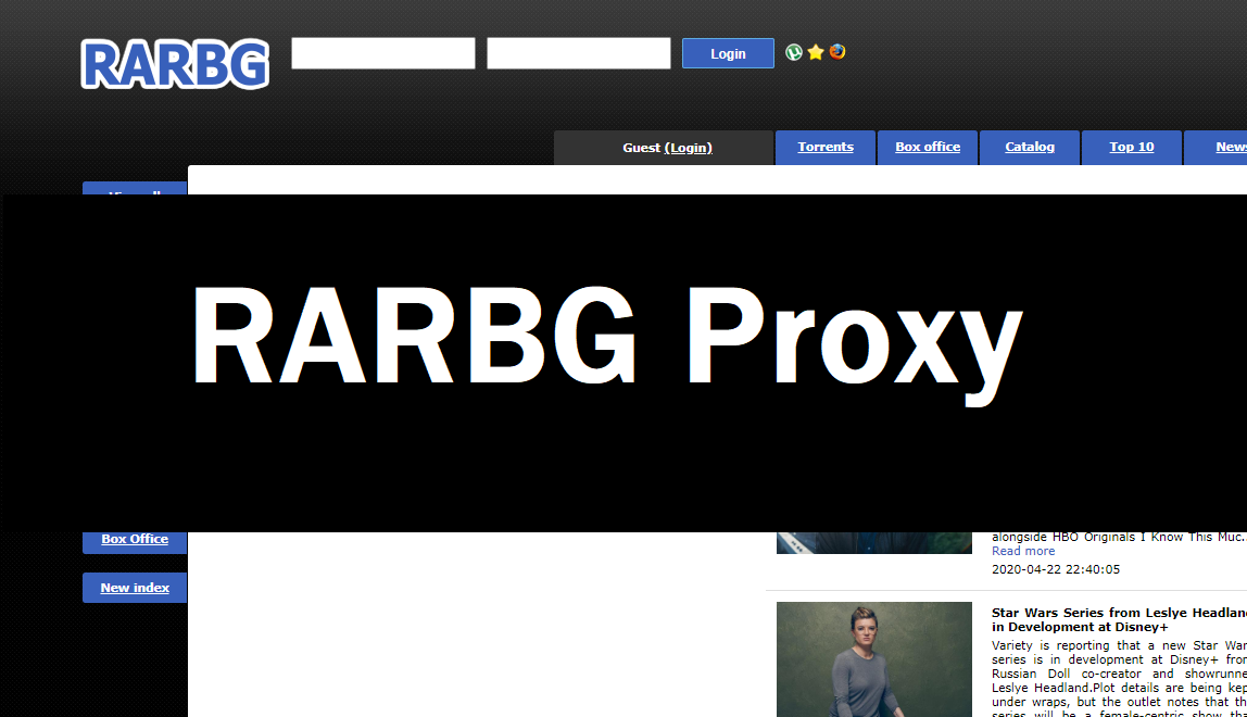 RARBG Proxy & Mirror Site | Rarbg Alternatives in 2020