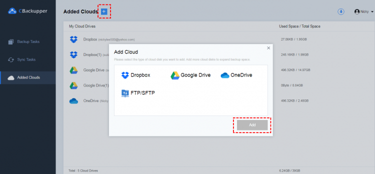 How to Sync Files Between Cloud Storage Directly and Easily?