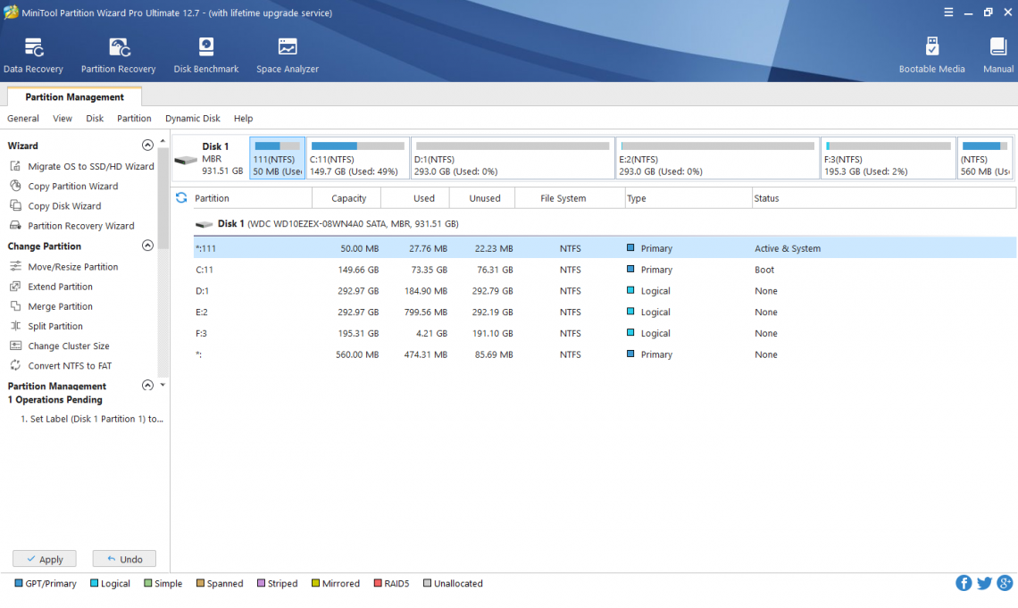 MiniTool Partition Wizard 12.7 Review